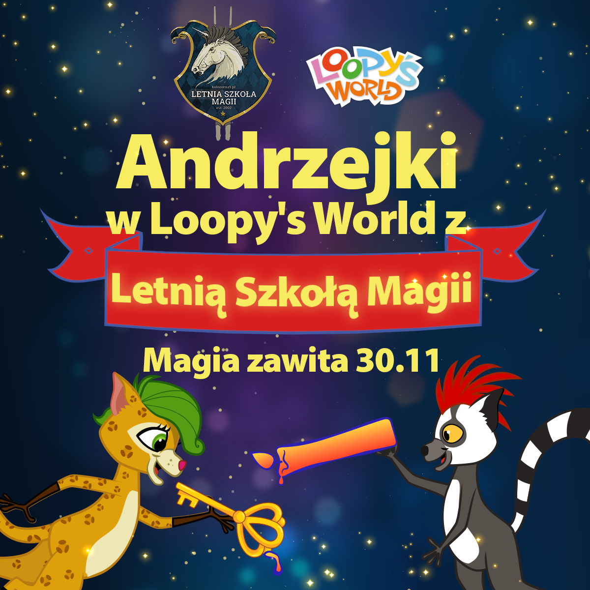 Magiczne Loopy's World na Andrzejki. - Loopys Gdańsk